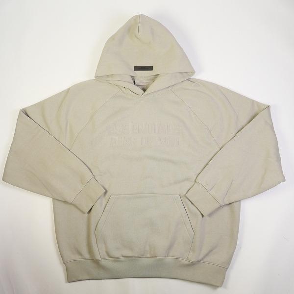 Fear of God フィアーオブゴッド ESSENTIAL HOODIE SMOKE パーカー ベージュ Size 【L】 【新古品・未 ...