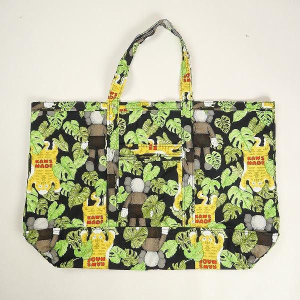 HUMAN MADE ヒューマンメイド ×KAWS 24SS KAWS REVERSIBLE TOTE BAG トートバッグ ...