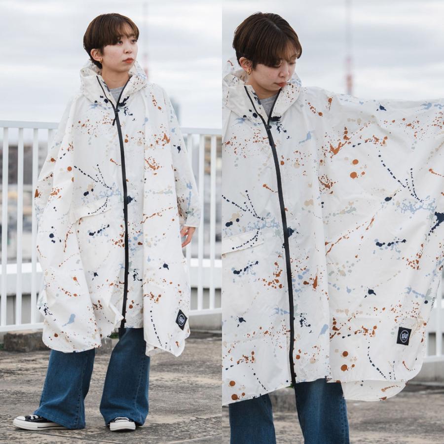 KiU キウ KIU kiu レインウェア レインポンチョ デイリー RAIN PONCHO Daily K319 メンズ レディース レインコート 雨具 カッパ 防水 はっ水 撥水 大雨 ...