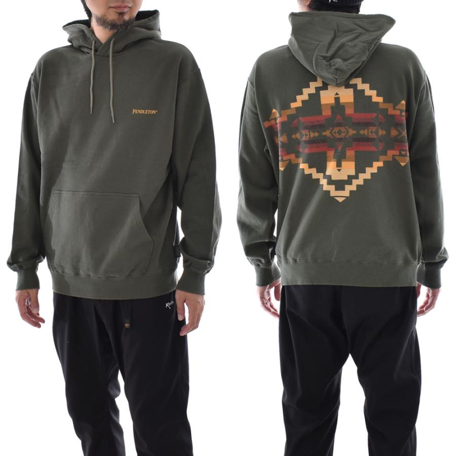 PENDLETON ペンドルトン パーカー バックプリント スウェット フーディ 4475-7014 3475-3007 メンズ レディース 男女兼用 オーバーサイズ ネイティブ柄 ...