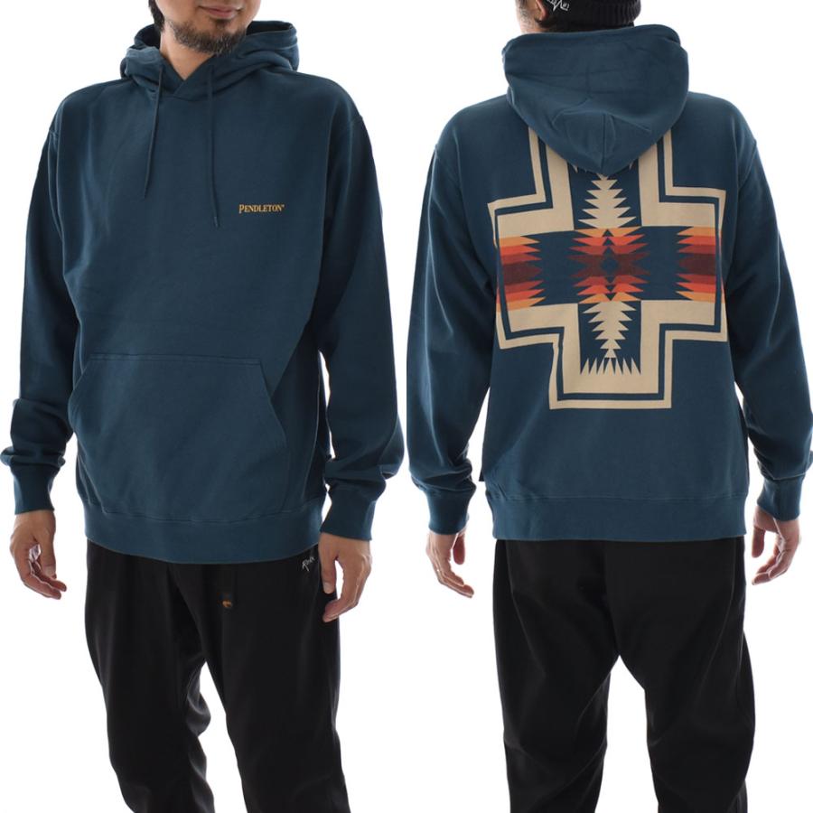 PENDLETON ペンドルトン パーカー バックプリント スウェット フーディ 4475-7014 3475-3007 メンズ レディース 男女兼用 オーバーサイズ ネイティブ柄 ...