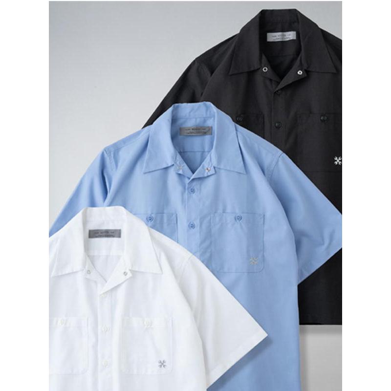 BLUCO ブルコ ワークシャツ 半袖 STANDARD WORK SHIRT S/S 0108 : STAYRED - 通販 - Yahoo!ショッピング