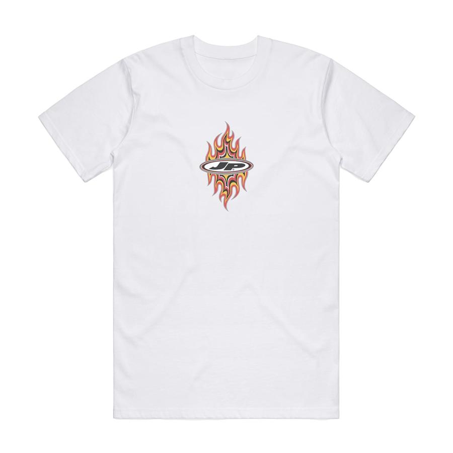 JETPILOT ホワイト フレイム TEE (W24601) バックプリント コットン 半袖 Tシャツ JETPILOT(ジェットパイロット ...