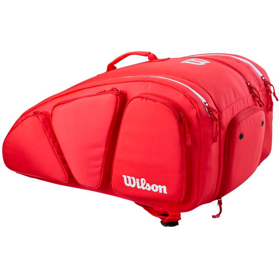 WILLSON Wilson ウイルソン PICKLEBALL SUPER TOUR RED BAG Red レクレーション : steadysurf - 通販 - Yahoo!ショッピング