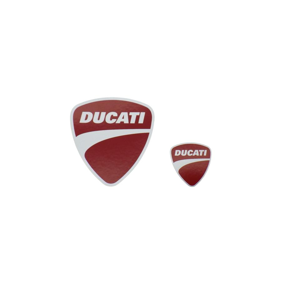 S25 DUCATI red/silverライン 2枚組 ステッカー ドゥカティ : STエンジン - 通販 - Yahoo!ショッピング