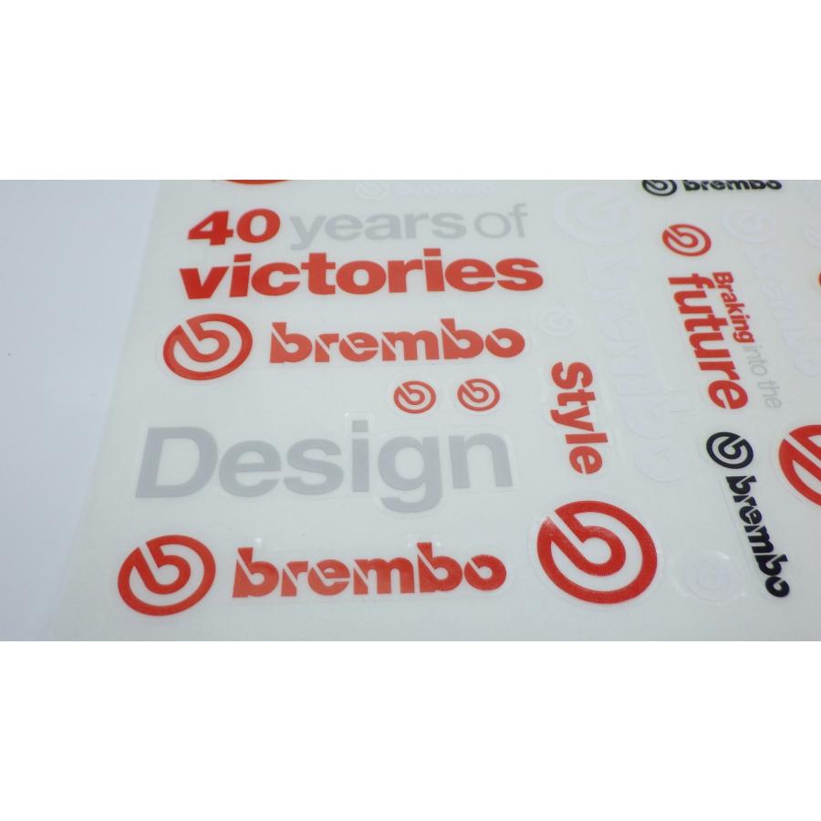 S25 ブレンボ ステッカー43ピース 40周年記念 brembo 210mm×150mm : STエンジン - 通販 - Yahoo!ショッピング