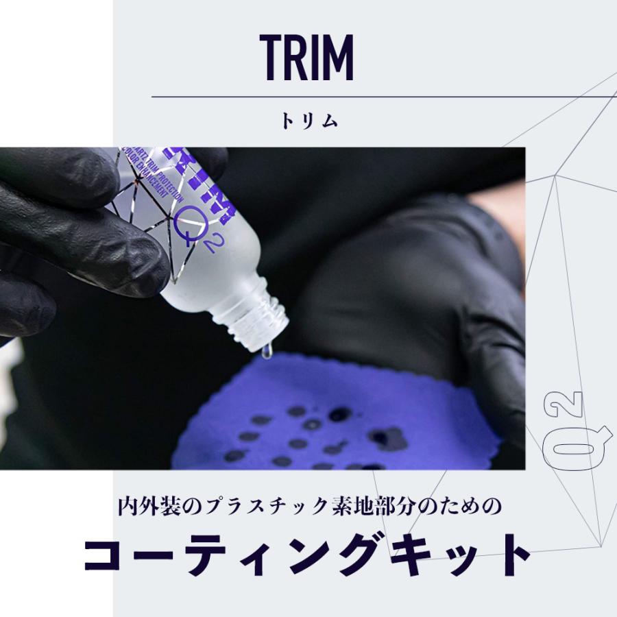 ジーオン トリム GYEON Trim Q2-TR 30ml 専用スポンジ クロス付き 洗車 プラスチック コーティング キット 撥水 ...
