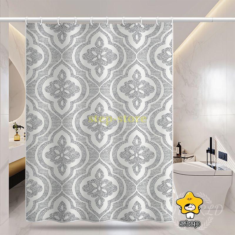 シャワーカーテン バスカーテン ビニールカーテン 防カビ 防水 浴室 バスルーム 風呂 ユニットバス 厚手 風呂カーテン 80*180CM 180*200CM : ml1130-yl983 ...