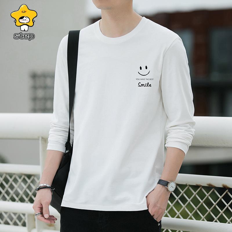 Tシャツ メンズ 長袖 おしゃれ 白Tシャツ ロンT T-shirt スポーツ 長袖