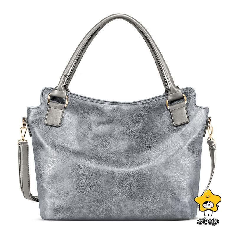 トートバッグ レディース 大きめ バッグ ハンドバッグ 大容量 PUレザー 2way 肩掛け 手提げ 鞄 無地 おしゃれ 上品 母親 通勤 OL ビジネス : ステップワン - 通販 ...