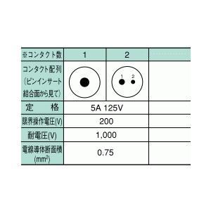 七星科学研究所 NCS-142-P （正芯 プラグ） シェルサイズ- 14 コンタクト数- 2 : ファーストステップ - 通販 - Yahoo!ショッピング