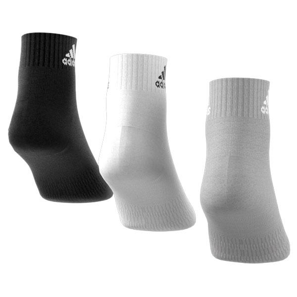 adidas アディダス ソックス SPW クッション 3Pアンクルソックス IC1281 メンズ レディース 靴下 3色セット 23FW ...