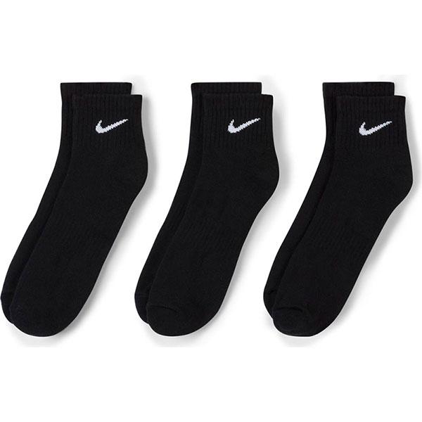 NIKE（ナイキ） NIKE 3P EVERYDAY CUSHION QUATER SOCKS【3P エブリデイ クッション クウォーター ...