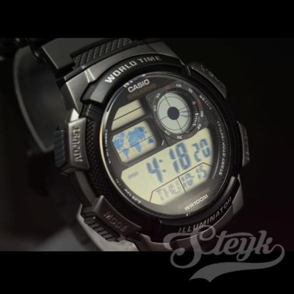 CASIO AE-1000W-1B カシオ 腕時計 デジタル : STEYK - 通販 - Yahoo!ショッピング