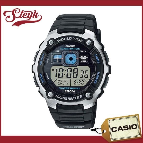 スタンダード デジタル CASIO AE-2000W-1A カシオ 腕時計 チープカシオ チプカシ カシオスタンダード メンズ : STEYK - 通販 - Yahoo!ショッピング