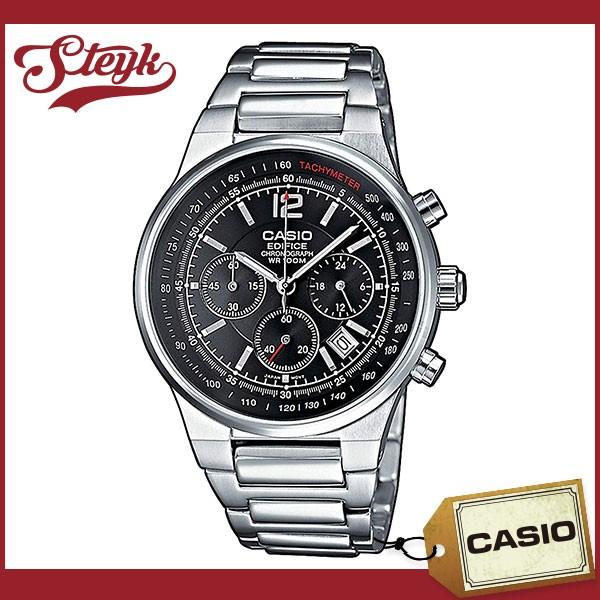 EDIFICE（CASIO） CASIO EF-500D-1 カシオ 腕時計 アナログ EDIFICE エディフィス メンズ シルバー ブラック : STEYK - 通販 - Yahoo!ショッピング