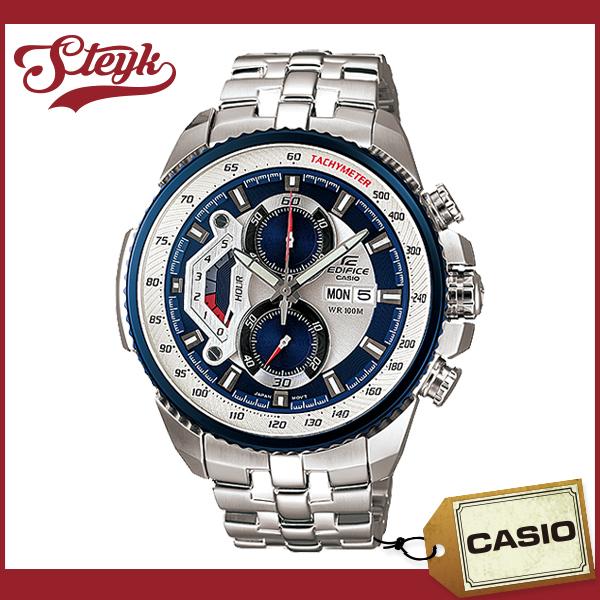 EDIFICE（CASIO） CASIO EF-558D-2A カシオ 腕時計 アナログ EDIFICE メンズ シルバー ネイビー : STEYK - 通販 - Yahoo!ショッピング