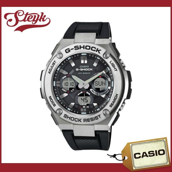 G-STEEL CASIO GST-S110-1 カシオ 腕時計 G-SHOCK ジーショック ジースチール アナデジ メンズ : STEYK ...