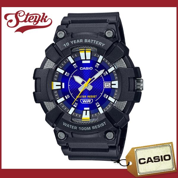 CASIO MW-610H-2A カシオ 腕時計 アナログ STANDARD スタンダード メンズ ブルー ブラック : STEYK - 通販 ...