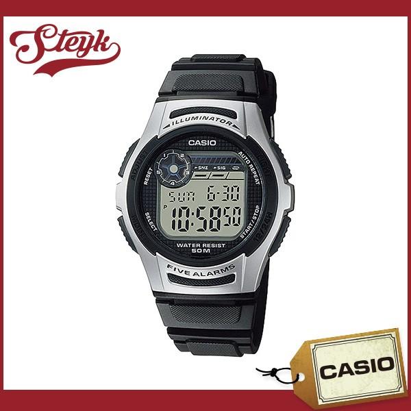 スタンダード デジタル CASIO W-213-1A カシオ 腕時計 メンズ ブラック シルバー : STEYK - 通販 - Yahoo ...