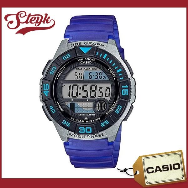 スポーツ デジタル CASIO WS-1100H-2A カシオ 腕時計 スケルトン メンズ ブラック ブルー : STEYK - 通販 ...