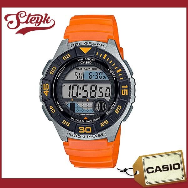 スポーツ デジタル CASIO WS-1100H-4A カシオ 腕時計 スケルトン メンズ ブラック オレンジ : STEYK - 通販 ...