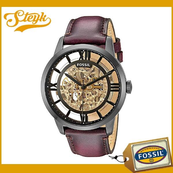 FOSSIL ME3098 フォッシル 腕時計 アナログ TOWNSMAN タウンズマン メンズ スケルトン ブラウン : STEYK ...