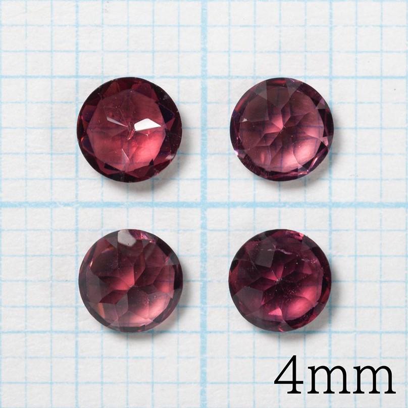 2粒売り 宝石質ピンクガーネットAAA ルース ラウンドファセットカット4×4mm : ベリーズ ファーム ジュエリー - 通販 - Yahoo!ショッピング