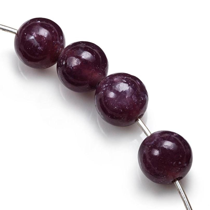 4粒売り レピドライトAAA ラウンド6mm : ベリーズ ファーム ジュエリー - 通販 - Yahoo!ショッピング