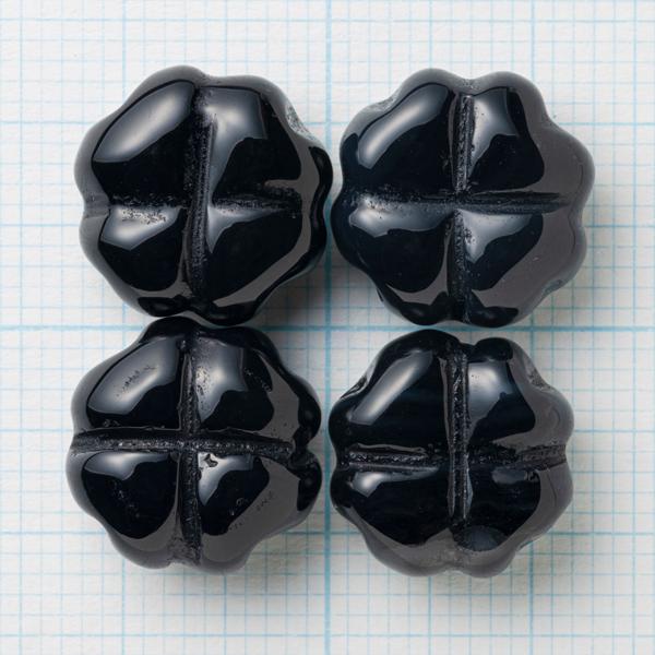 2粒売り オニキス 四つ葉のクローバー12×12×6mm :OnixClover12mm:ベリーズ ファーム ジュエリー - 通販 - Yahoo!ショッピング