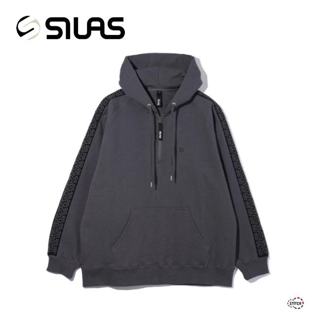 SILAS SALE サイラス TRACK HOODED SWEATSHIRT 110243012010 トラックフードスェットシャツ 長袖 ...