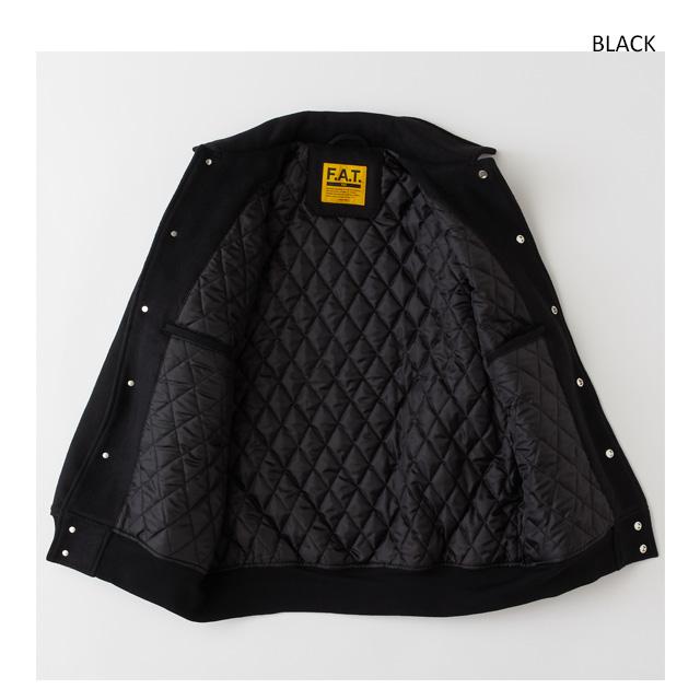 FAT F.A.T. WOOPERS F32420-JK14 BLACK ウール リブブルゾン メンズ エフエーティー 正規取扱店 ...
