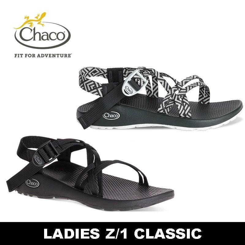CHACO CHACO(チャコ) ウィメンズ ZX1 クラシック CHACOGRIP 12365107 サンダル オープントゥタイプ BLACK レディース アウトドア : STiTCH ...