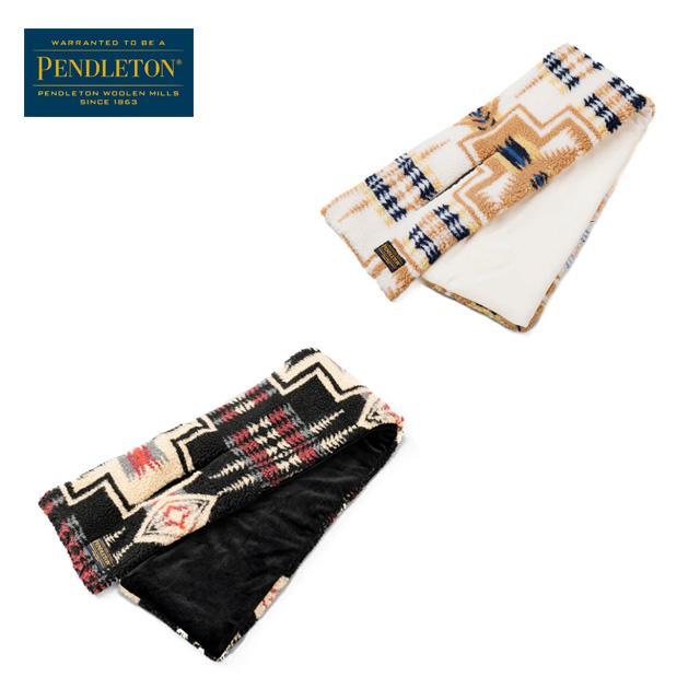 PENDLETON（ペンドルトン） 正規販売店 BOA MUFFLER 19807211 ボアマフラー ユニセックス オフホワイト・ブラック : STiTCH Yahoo! JAPAN店 ...