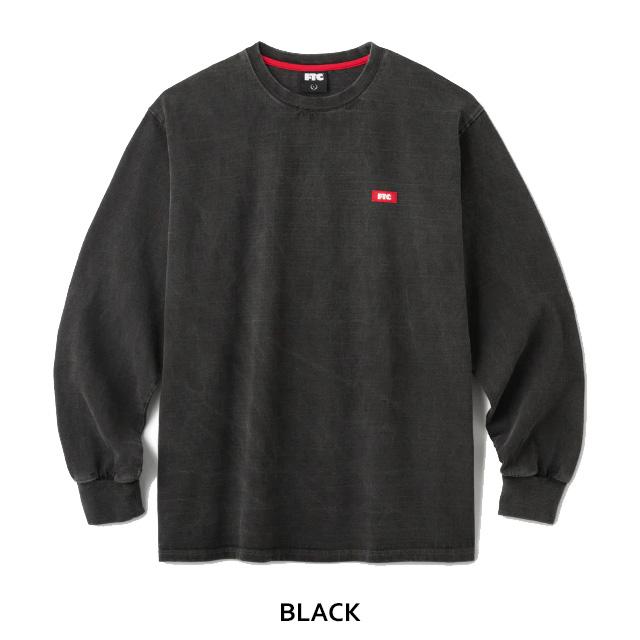 FTC PIGMENT DYED SMALL LOGO L/S TOP FTC025SPSH05 ピグメントダイ スモールロゴ ロングスリーブトップ メンズ 長袖Tシャツ エフティーシー 正規 ...
