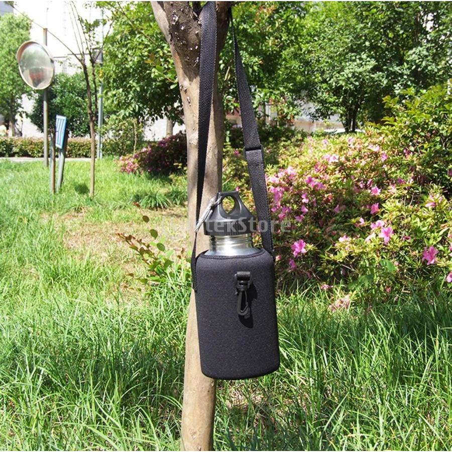 ノーブランド品 2000ML 水筒保護カバー 水筒カバー 柔らかいケース スポーツ水筒保護カバー 黒 : STKショップ - 通販 - Yahoo!ショッピング