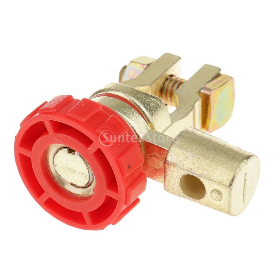 バッテリ切断 端子スイッチ 17mm 漏電防止 電気損失防止 - 赤 : 52007141 : STKショップ - 通販 - Yahoo!ショッピング