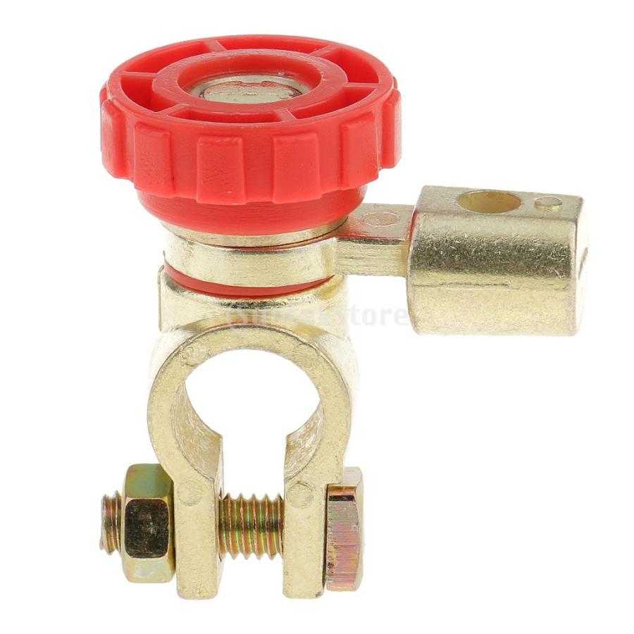 バッテリ切断 端子スイッチ 17mm 漏電防止 電気損失防止 - 赤 : 52007141 : STKショップ - 通販 - Yahoo!ショッピング