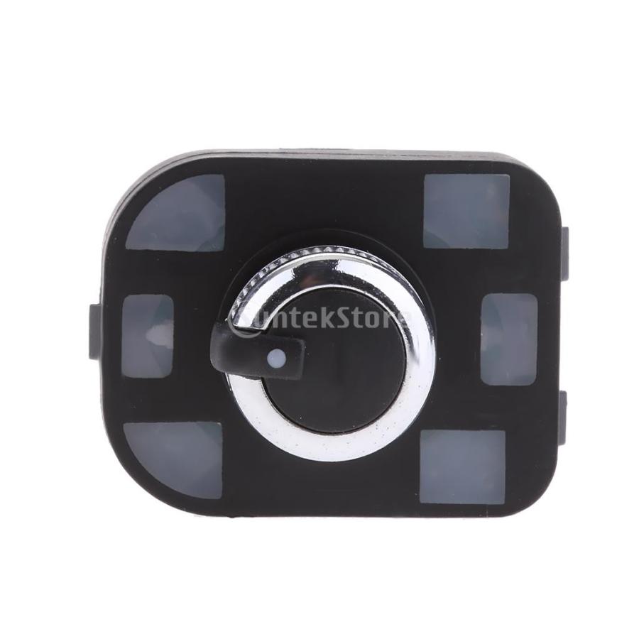 アウディ A4 A8 S4 A6対応 ブラック カーバック ミラー スイッチ アジャストノブ 4F0959565 ミラースイッチ ...