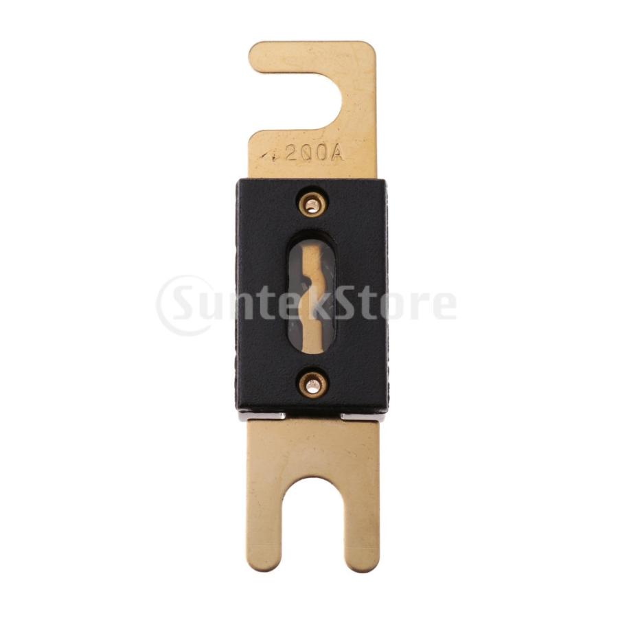 200A 車用 ゴールドメッキ ANLヒューズ 汎用 : STKショップ - 通販 - Yahoo!ショッピング