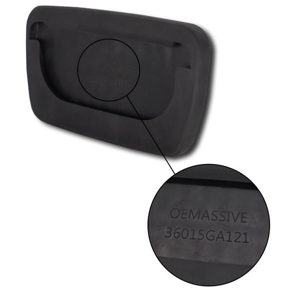 36015GA121、ブレーキ ペダル パッド耐久性のある滑り止めパッド カバー ブレーキ フット ペダル パッド カバー :52057948 ...