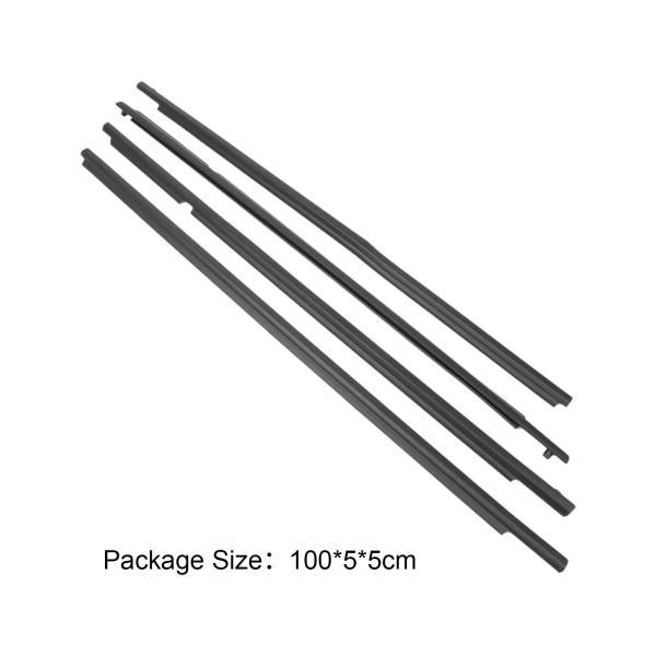 4 個車の窓ウェザーストリップ成形トリムシールベルト 7571002210 7571012780 7572012780 カーアクセサリープロ ...