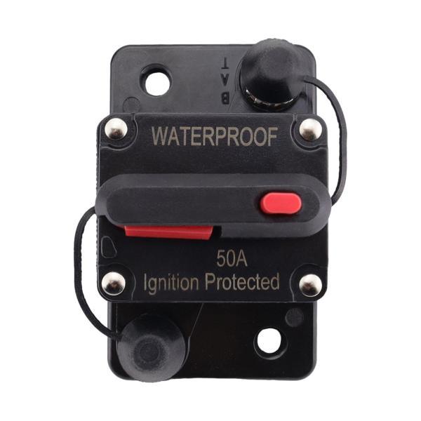 手動リセット付きマリンサーキットブレーカー 12V-48V DC カーオーディオトラック用 50A : STKショップ - 通販 - Yahoo!ショッピング