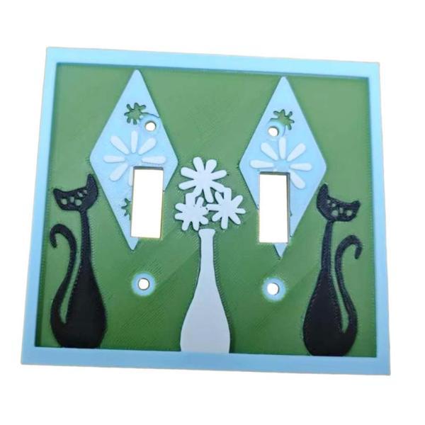 トグルスイッチ ウォールプレート かわいいコンセントカバー リビングルーム 家庭用キッチン用 グリーン : STKショップ - 通販 - Yahoo!ショッピング