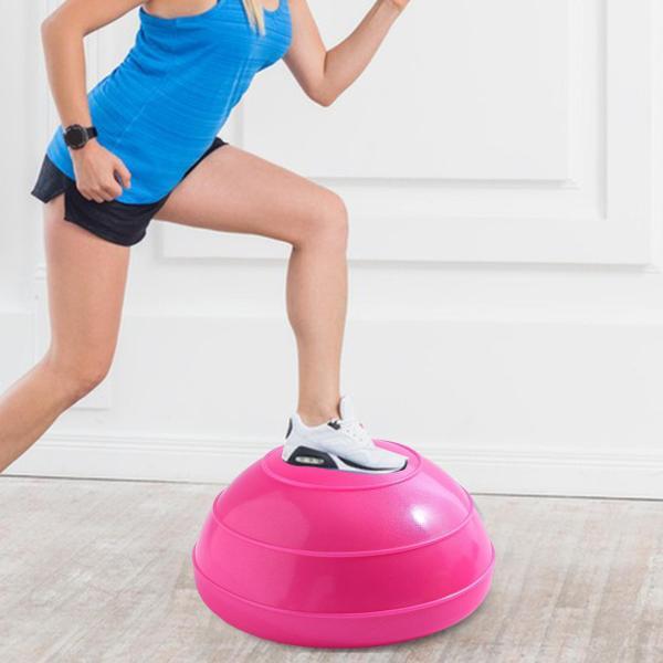 コアボディバランスダンス 筋力 柔軟性 フィットネス ハーフドーム ローズレッド : STKショップ - 通販 - Yahoo!ショッピング