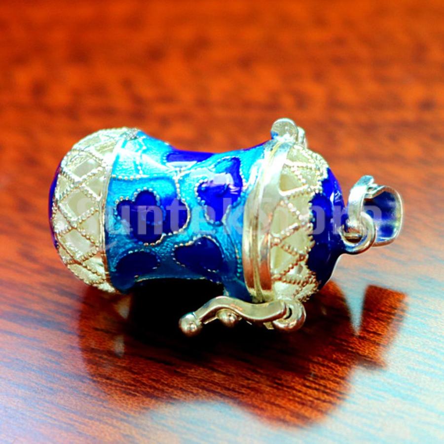 ネックレスキーホルダー3のためのエナメルロケット香水オイルディフューザーペンダントをくりぬきます : 56045000 : STKショップ ...