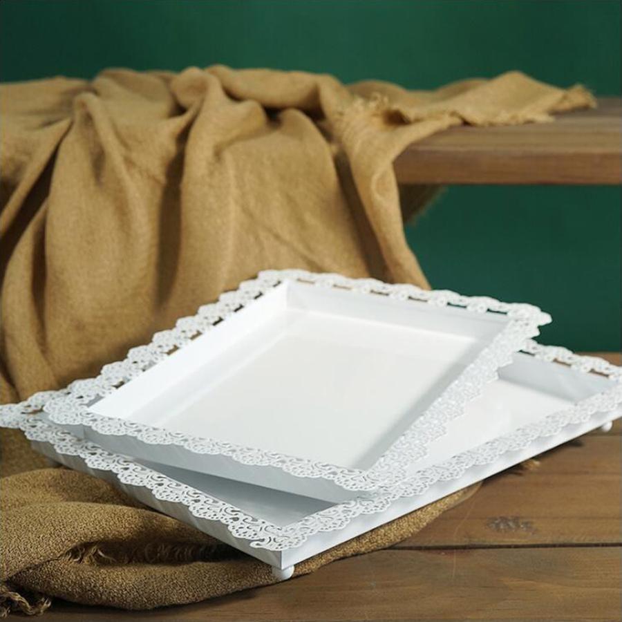 長方形のサービングプレートのカップケーキのケーキの食器トレー 長方形のサービングプレートのカップケーキのケーキの食器トレー