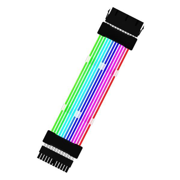 PCIe ケーブル PSU PC 24Pin 2x8Pin 3x8Pin ネオン LED ストリップ RGB 電源延長ケーブル : STK ...