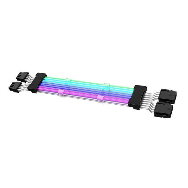 PCIe ケーブル PSU PC 24Pin 2x8Pin 3x8Pin ネオン LED ストリップ RGB 電源延長ケーブル : STK ...