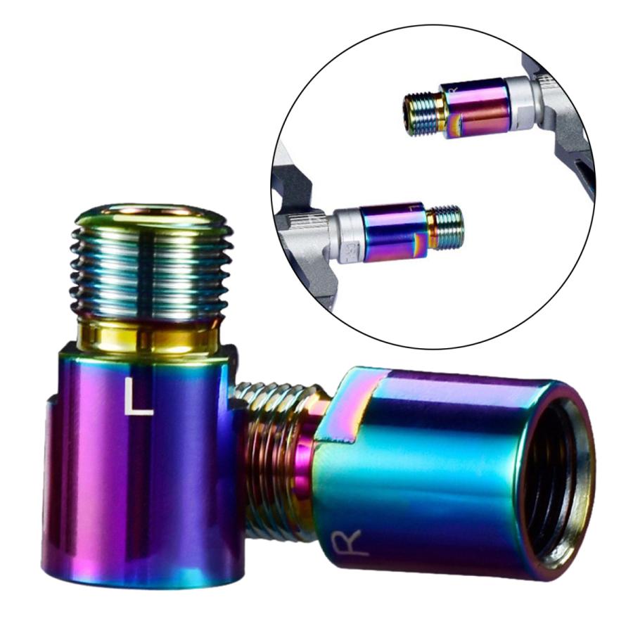 バイクペダルエクステンダー.1ペアクロームモリブデン鋼自転車ペダルエクステンダー拡張ペダルスペーサーフィット任意9/16ねじでペダルバイク ...